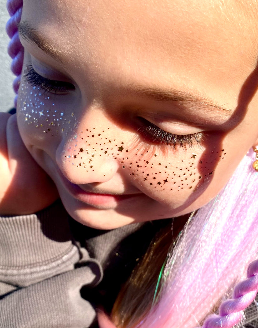 Glitter Freckle Patch - Gold (10 patches per pack) – The Hairy Fairy