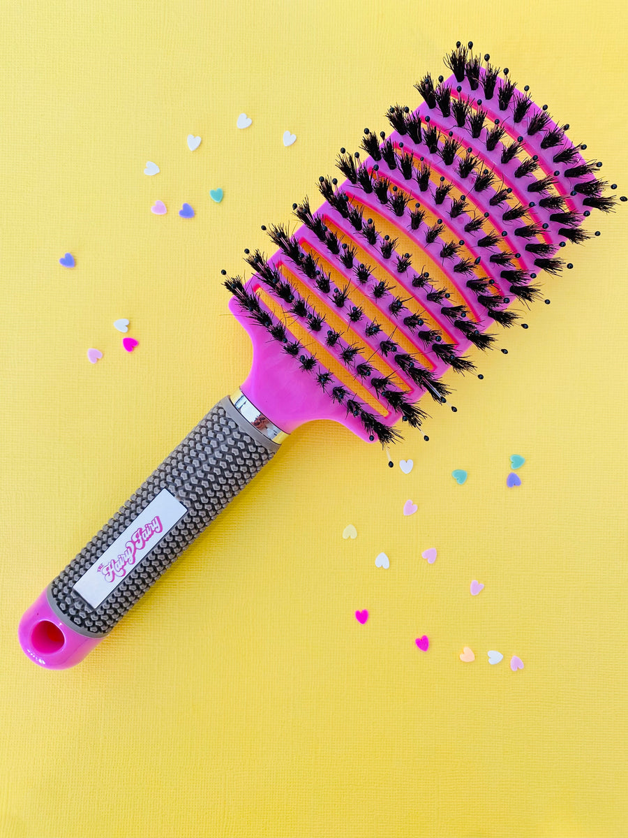 Bubblegum Pink Detangling Brush – The Hairy Fairy