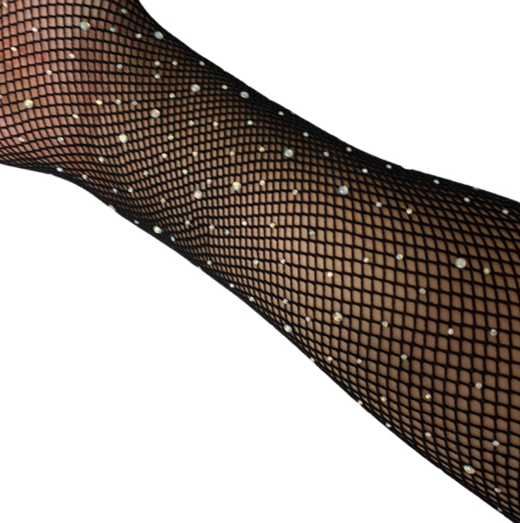 Kids Fishnet Sequin Stockings (BLACK) – The Hairy Fairy